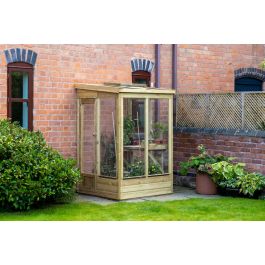 Forest Garden 4x4 Wallscape Lean-to Greenhouse No Back (Home Delivery)