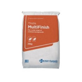 British Gypsum Thistle MultiFinish Plaster 25kg